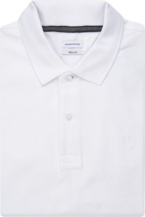 Seidensticker Seidensticker Polo-Shirt, Polo Regular Fit weiss