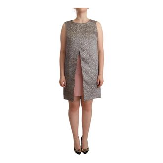 Comeforbreakfast Femme, Robes, Gris, Taille: 42 FR Robe Trap&egrave;ze Sans Manches