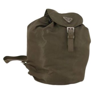 Prada Pre-owned Nylon Rucksack - - Pre-owned - Damen - Gr&uuml;n - ONE SIZE