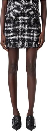 Giuseppe Di Morabito Femme, Jupes, Noir, Taille: 40 FR Mini-jupe boucl&eacute;