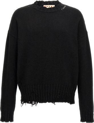 Marni Homme, Pulls, Noir, Taille: L Pulls &agrave; col rond