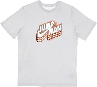 Nike Jordan Jumpman Gfx Tee - - Sport - Herren - Grau - L