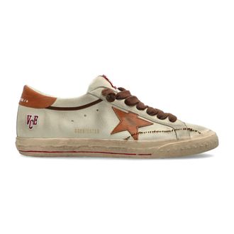 Golden Goose Super-Star With List Destroyed Sneakers - - Shoes - Herren - Beige - 45 EU