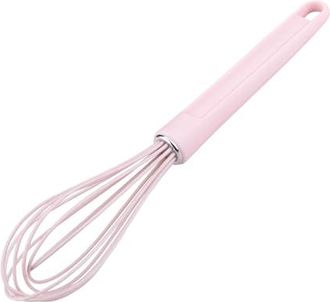 Fackelmann x Pamela Reif Silikon-Schneebesen - 26 cm, Aus Platin Silikon in Pastellrosa - Temperaturbest&auml;ndig von -40 &deg;C bis Plus 100 &deg;C, Sp&uuml;lmaschinengeeignet -