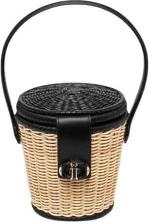 Dior Pre-owned Wicker Bucket Bag - - Pre-owned - Damen - Beige - ONE SIZE