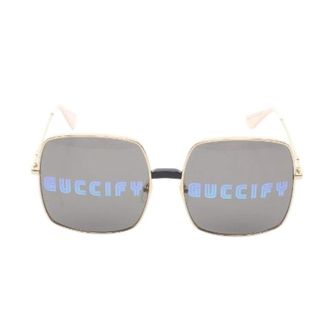 Gucci Pre-owned Guccify Sonnenbrille - - Pre-owned - Damen - Gelb - ONE SIZE