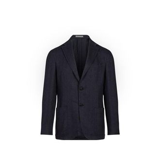 Corneliani Veste blazer en soie m&eacute;lang&eacute;e