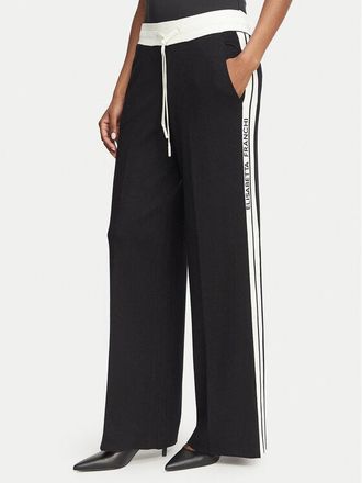 Elisabetta Franchi Strickhose KP-75S-66E2-V440 Schwarz Regular Fit