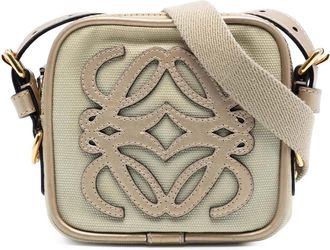 Loewe Hobo Bags - Mini Canvas Anagram Crossbody - Gr. unisize - in Braun - f&uuml;r Damen