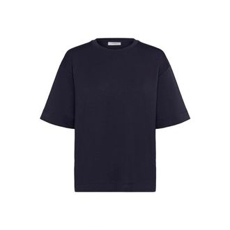 Inwear Marine Blue Oversize Tshirt Modal Polyester - - Tops - Damen - Blau - XL