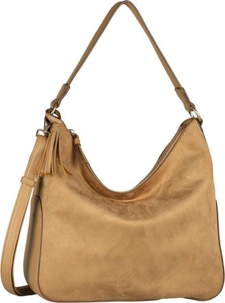 Gabor Anthea Damen Hobo Bag Schultertasche Mittelgro&szlig; Braun