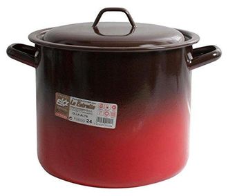 Esmaltaciones la Estrella esmaltaciones der Stern Feuer Fleischtopf mit Deckel, 24 cm, 9 l