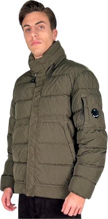 C.P. Company C.p. Company, Homme, Vestes, Vert, Taille: S Chrome-R Down Jacket