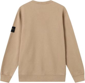 Stone Island Compass Logo Patch Sweatshirt - Beige