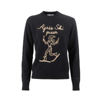 MC2 Saint Barth Apres Queen Cord 00Or EMB - Femme - Pulls - Noir - Taille: 38 FR