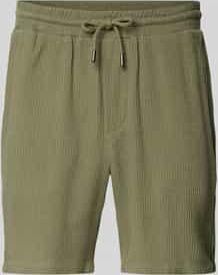 Only & Sons Shorts mit Strukturmuster und elastischem Bund Modell BERTIL