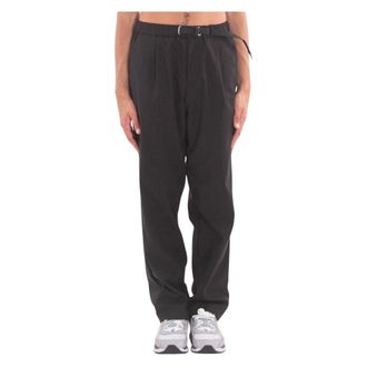 White Sand Homme, Pantalons, Noir, Taille: L Tech Cotton Straight Pants