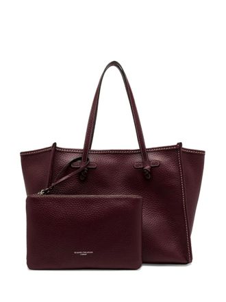 Gianni Chiarini sac cabas en cuir &agrave; d&eacute;tail nou&eacute; - Rouge