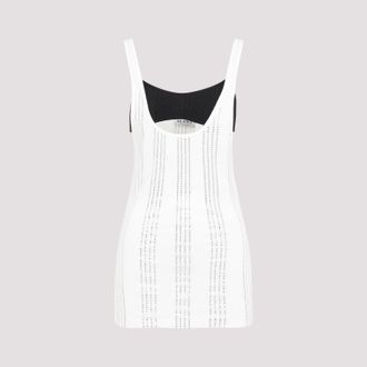 The Attico Flat Ribbed Jersey Tank Top
