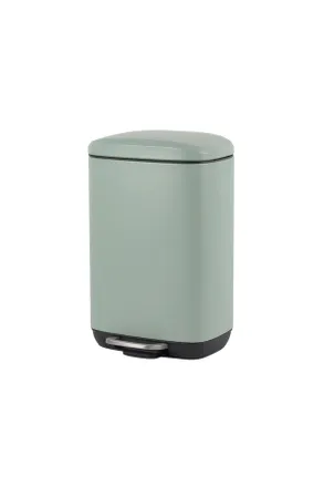 Novel Treteimer, Gr&uuml;n, Schwarz, Kunststoff, 5 L, 21x32.7x19.5 cm, K&uuml;chen, K&uuml;chenausstattung, M&uuml;lleimer