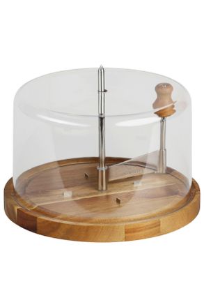 KESPER K&auml;sehobel, Akazie, Holz, Metall, Kunststoff, Akazie, 22x13.7x22 cm, FSC 100%, f&uuml;r schnelles und sicheres Schneiden, Kochen, K&uuml;chenhelfer, K&uuml;chenhobel