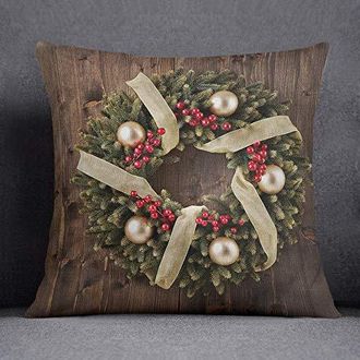 Bonamaison Le Jardin du Lin Kissenhüllen, Cotton, Mehrfarbig, 45x45