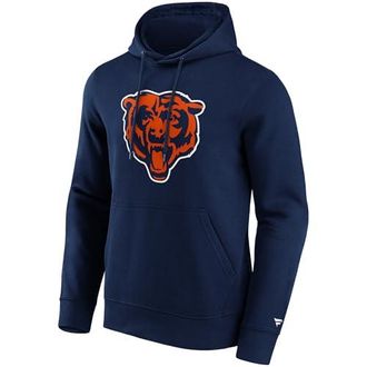 Fanatics NFL Chicago Bears Sweat &agrave; capuche avec logo Primary Graphic, bleu, L
