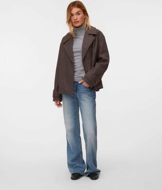 Vero Moda Parka in Kaffeebraun
