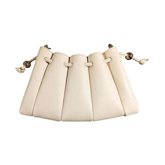 Themoir&egrave; Femme, Sacs, Beige, Taille: ONE Size Sac bandouli&egrave;re chic avec fermeture &agrave; cordon