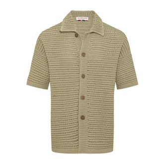 Orlebar Brown Thomas Strickshirt - - Shirts - Herren - Gr&uuml;n - M