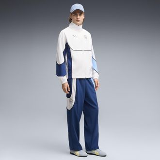 Puma Manchester City PUMATECH-X Relaxed Trainingshose Herren, Kleidung, Blau, XXL