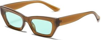 Generic Lunettes De Soleil Dext&eacute;rieur For Hommes, Monture Petite, For Les Vacances Et D&eacute;placements(Brown)