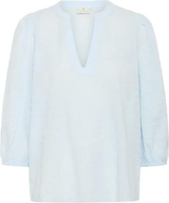 Kaffe Femme, Blouses et Chemises, Bleu, Taille: 48 FR Penelope Blouse