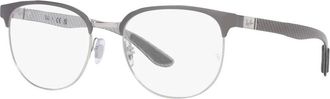 Ray-Ban unisex, Accessoires, Gris, Taille: 54 MM RX 8422 Optical Frame