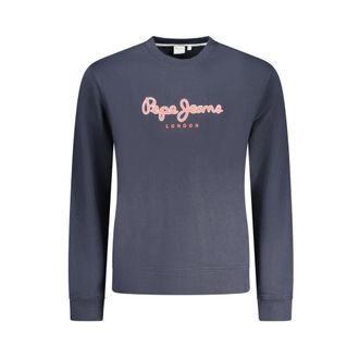 Pepe Jeans London Crew Neck Sweatshirt - - Sweatshirts & Hoodies - Herren - Blau - S