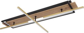 Globo Lighting Globo Lighting - Plafonnier Plafonnier orientable led 1x spot Laiton aspect bois