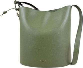 Furla Femme, Sacs, Vert, Taille: ONE Size Roxie S Bucket Bag