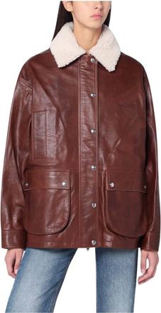 Halfboy Halfboy, Femme, Vestes, Brun, Taille: 40 FR Vestes en cuir pour hommes