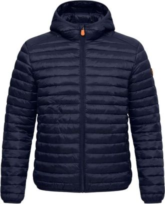 Save The Duck Prosper Puffer Hooded Jacket - Homme - Vestes - Bleu - Taille: M