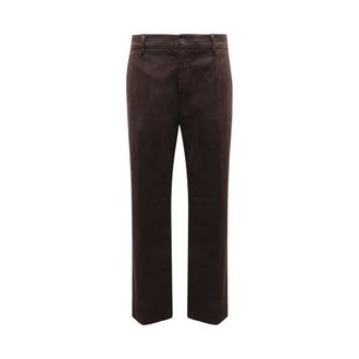 Mason's Femme, Pantalons, Brun, Taille: 42 FR New York Straight Pantalon Marron