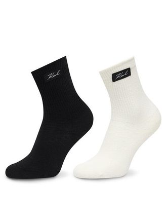 Karl Lagerfeld Lange Socken B1W47036 Schwarz