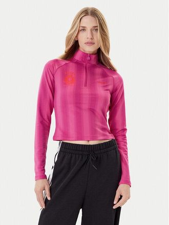 adidas Sweatshirt Half-Zip Graphic Football JW3638 Rosa Regular Fit
