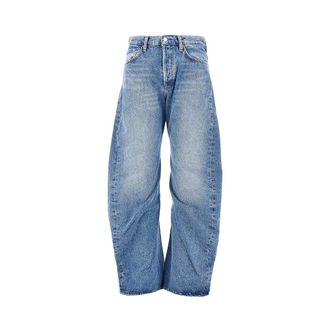 A Gold E Cotton denim Spiral jeans Woman 24
