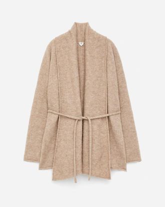 Arket Strickjacke Aus Einer Alpaka-Wollmischung -Beige