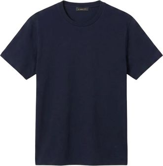 Manuel Ritz Homme, Tops, Bleu, Taille: M T-shirt &agrave; col rond