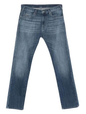 Emporio Armani jean à poches multiples - Bleu