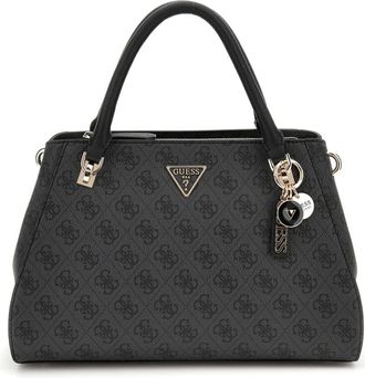 Guess Femme, Sacs, Noir, Taille: ONE Size Noelle II Luxury Satchel