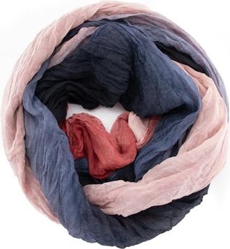 Glamexx24 &Eacute;charpe pour femme Schlauchschal &Eacute;charpe Loop Foulard l&eacute;ger Halstuch Doux et agr&eacute;able sur la peau, 170 cm x 85 cm