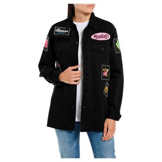 Replay Damen W2091 Hemd, 099 Blackboard, S