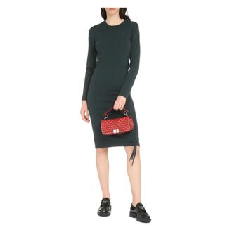 P.A.R.O.S.H. Midi-Kleid - - Dresses - Damen - Gr&uuml;n - XS